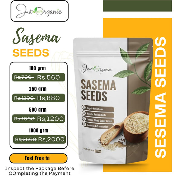 Organic Sesame Seeds - Nutrient-Rich Superfood – Just Organics Pakistan